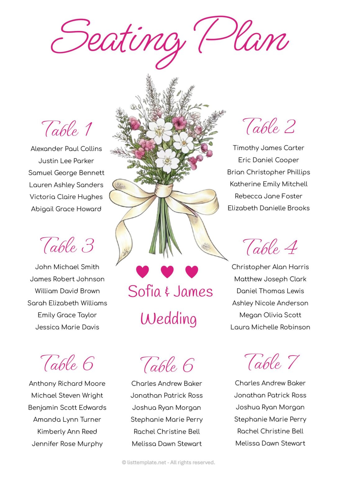 54+ Free Editable List Templates (Google Docs, Google Sheets, PDF, Word ...